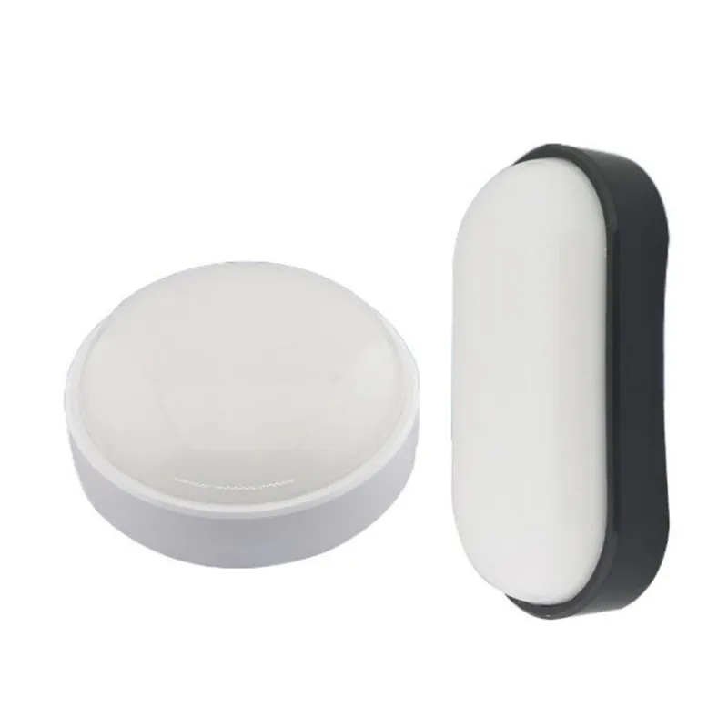 LED Moistureproof Wall Lamp 10W 18W Round Oval LED Ceiling Light IP65 ...