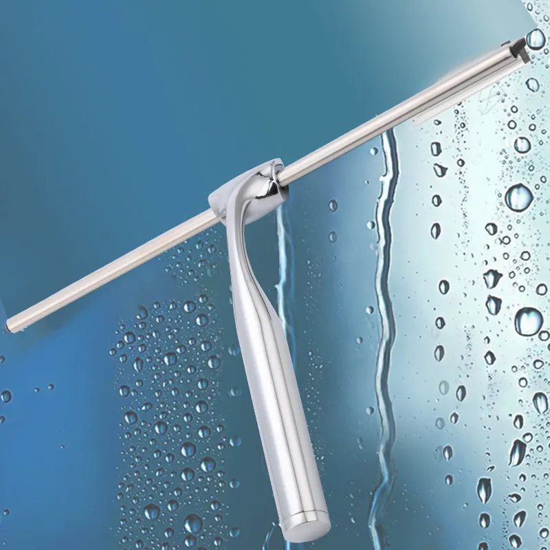 Premium Shower Squeegee - Stainless Steel Window Cleaner, Zinc Alloy ...