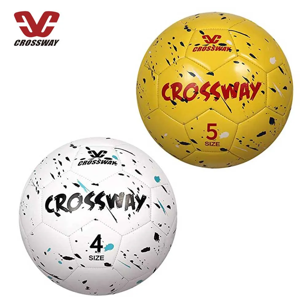 Crossway Sports Soccer Ball Size 4 And Sizes 5 W/ Pump & Carry Bag ...