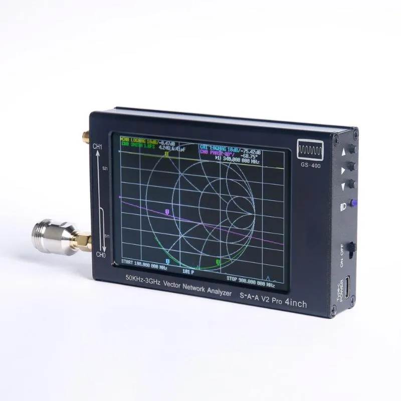 4-Inch Touch Screen Antenna Analyzer - 50KHz-3GHz Vector Network ...