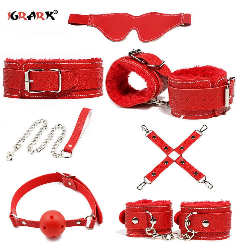 DHgate.com:BDSM Bondage Set - Leather Handcuffs, Gag & Restraints for ...