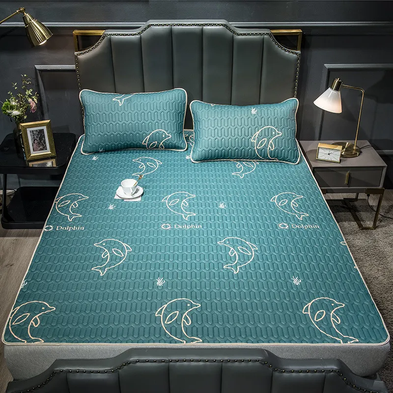 DHgate.com:Cooling Summer Bed Mat Set - Floral Animal Design, Ice Silk ...