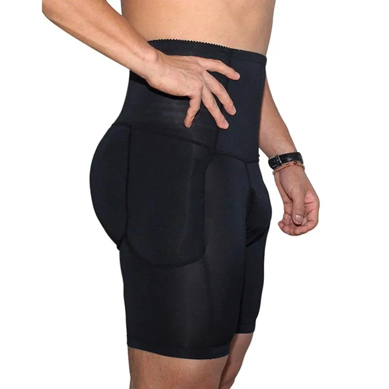 Men's Body Shaper Underwear: Buttocks Enhancer & Hip Shaper Boxer ...
