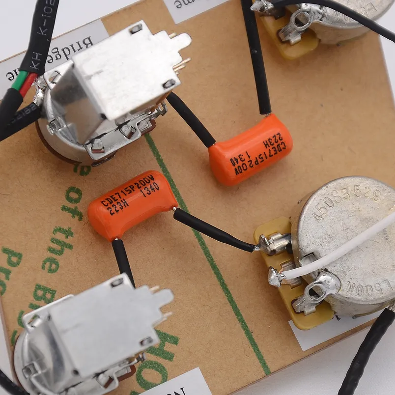 LP SG Pre Wired Electric Guitar Pickups Kit With CTS & Alpha Push Pull ...