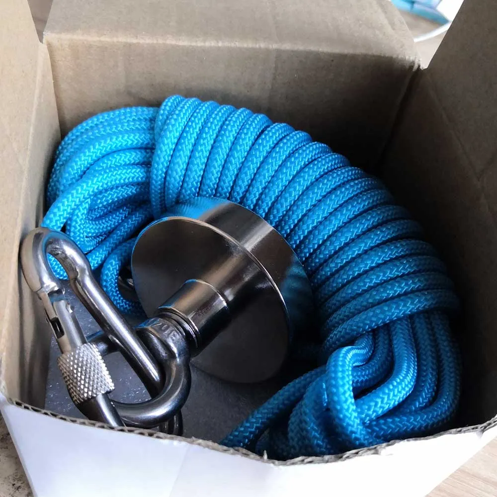 DHgate.com:180KG 250KG Super Strong Neodymium Fishing Magnet with Blue ...