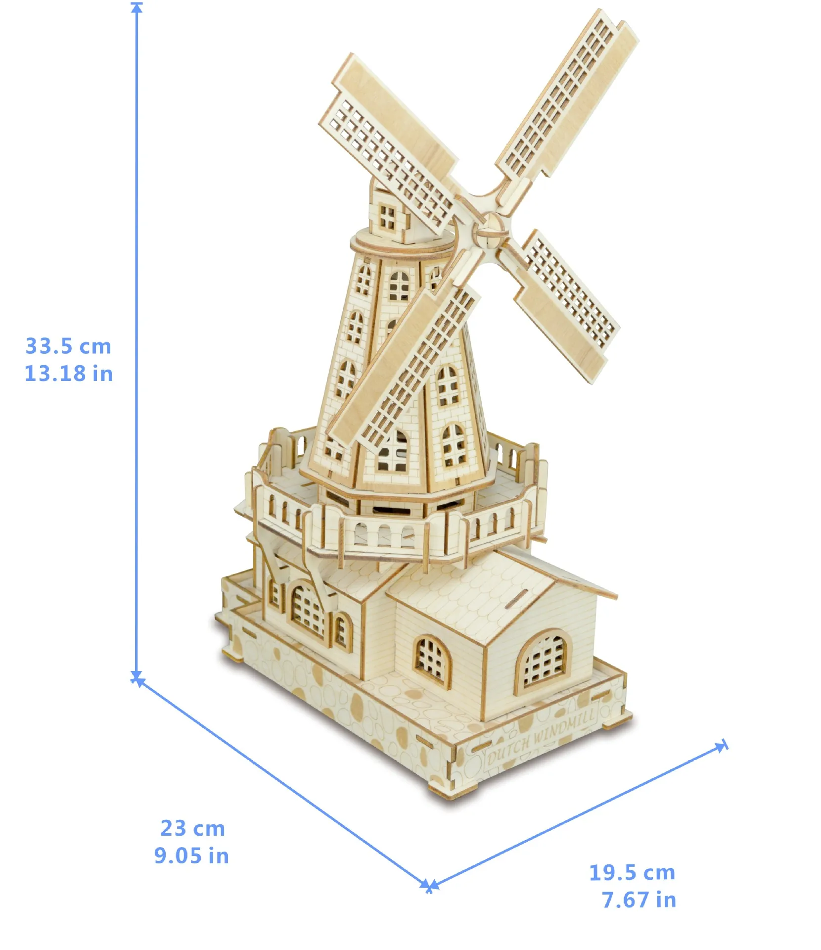 Decorative Wooden Windmill Kits | Shelly Lighting