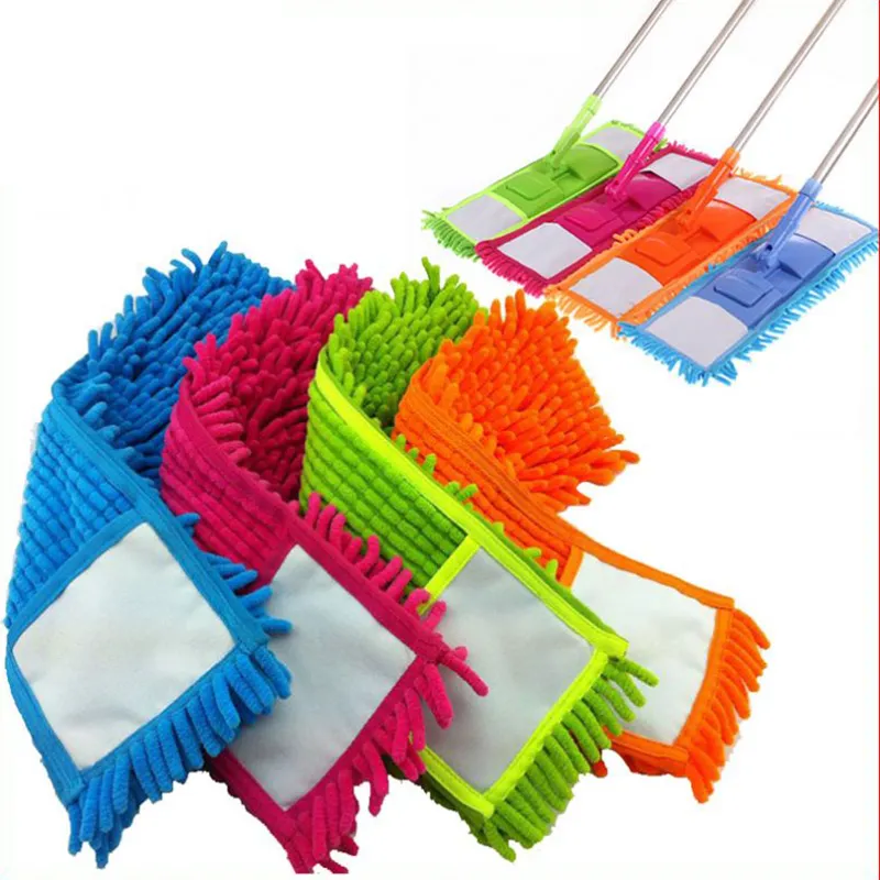 40 × 12 cm Rectangle Synthetic Cloth Mop Head Replacement for Household ...