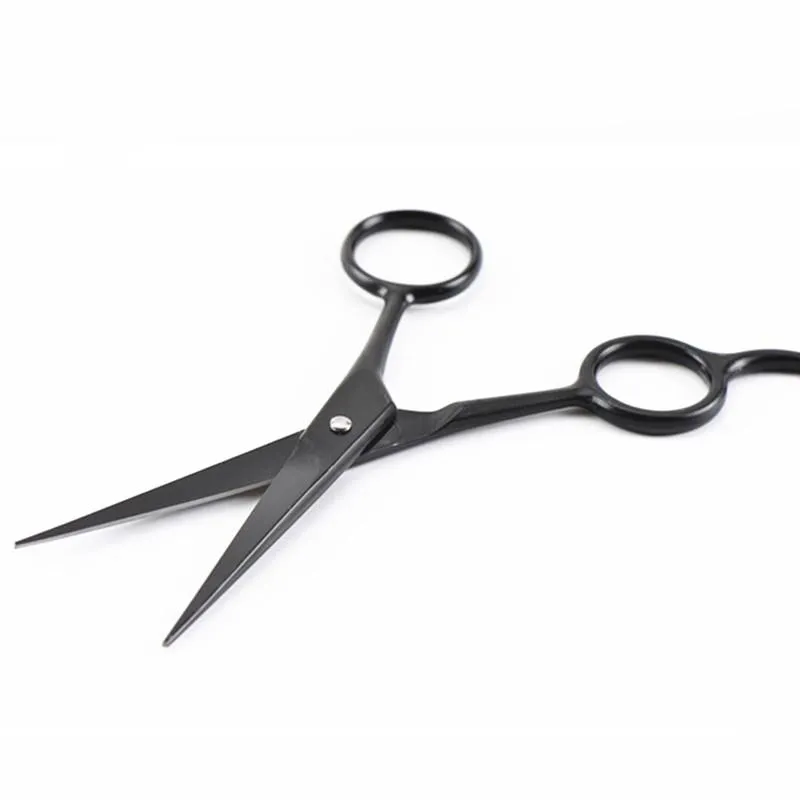 Coles Hair Cutting Scissors Professional 4 Black Small Makeup Cut Nose ...