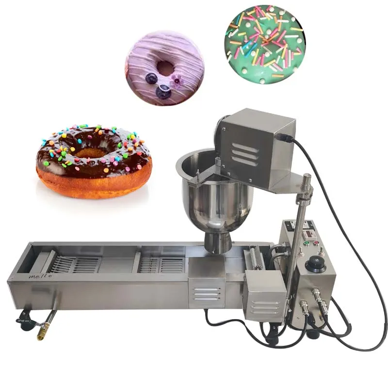 Single Row Donut Making Machine Donuts Fryer Assembly Line For Sale ...