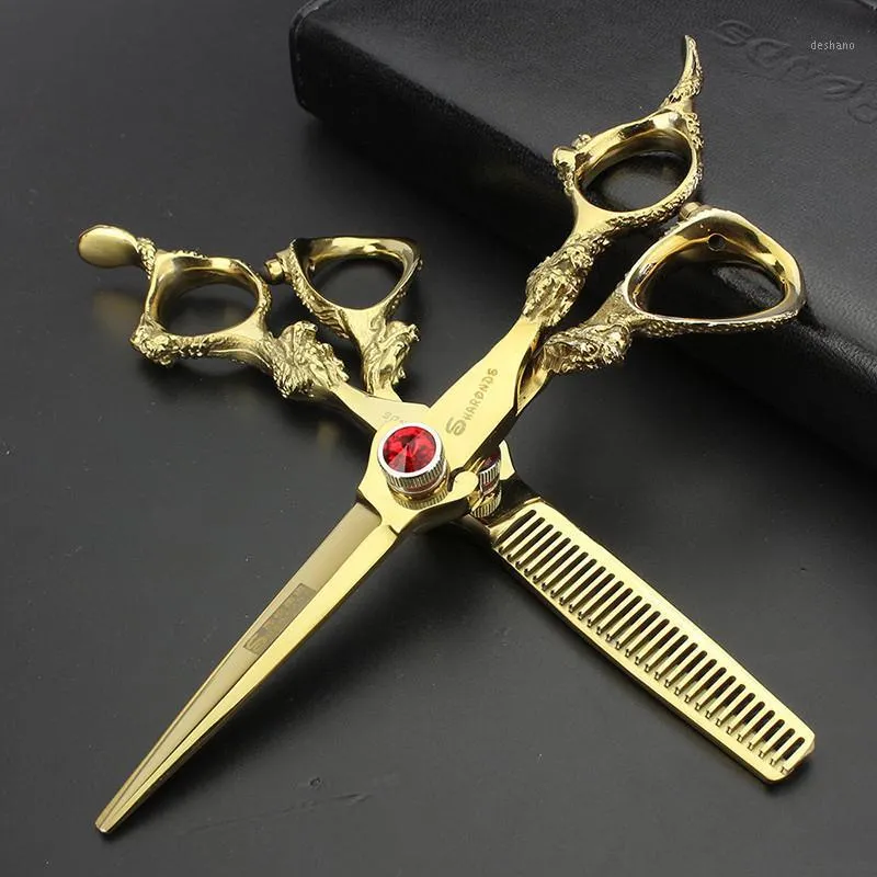 Sharonds Purple Hair Scissors Set, 6.0 Inch Hairdressing Barber Shears ...