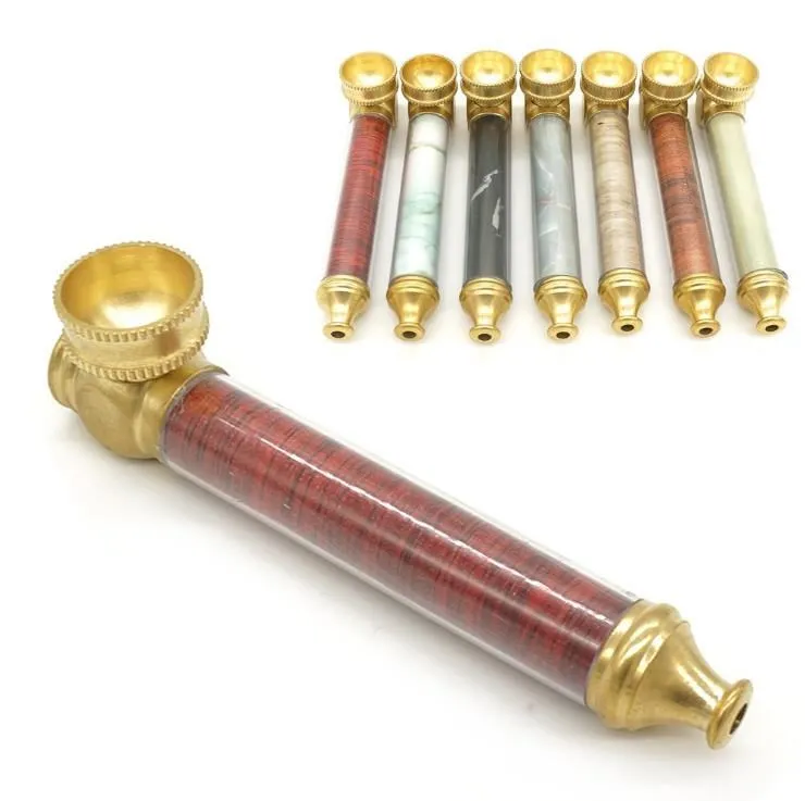 Pipa De Metal Portátil Para Fumar Tabaco, Cigarrillo De Mano, Punta De ...