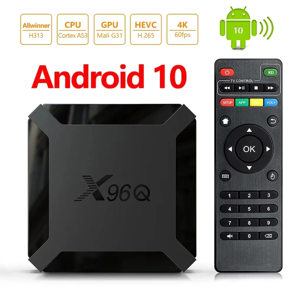X96Q Android 10.0 R69 Tv Box With Allwinner H313, 2GB RAM And 16GB ...