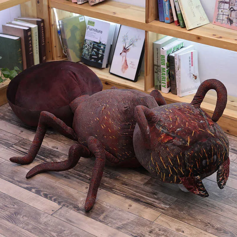 Giant Stuffed Animal: Red Plush Ant Toy Soft, Creative Insect Plushie ...