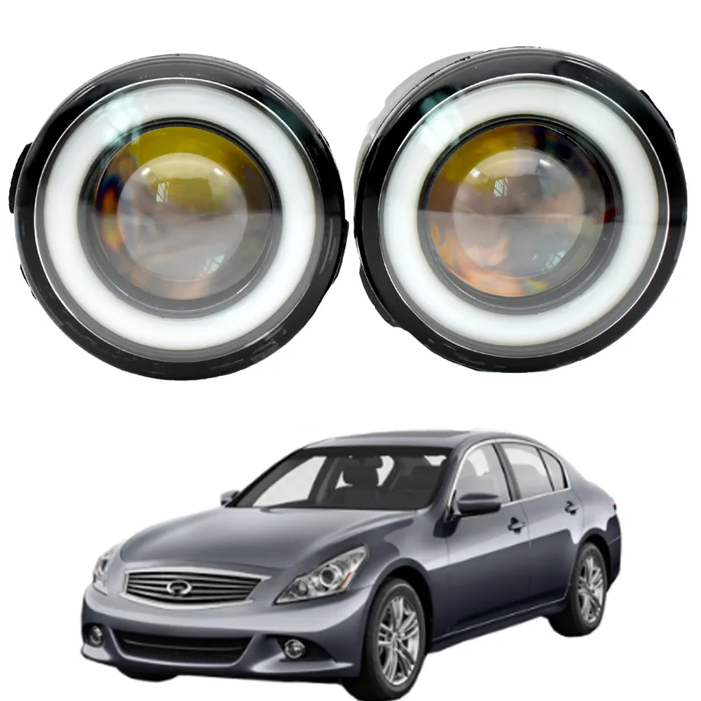 Infiniti G Series LED Fog Lights - Angel Eye DRL Assembly Left & Right ...
