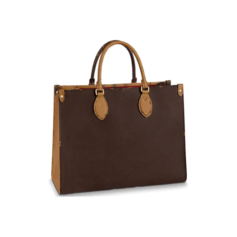 Brown Shoulder Handbags: Vegan Leather Designer Square Tote Bag, Large ...