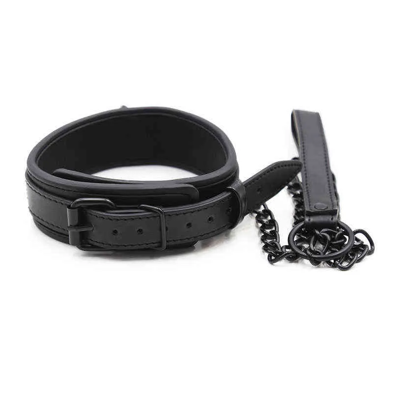 Premium Leather Neck Collar BDSM Restraints - Erotic Sex Toy Slave ...