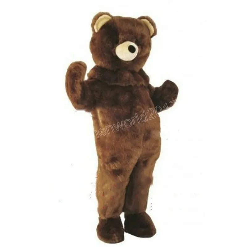 Adult Mascot Costume: Plush Brown Bear Outfit High Quality Cartoon ...