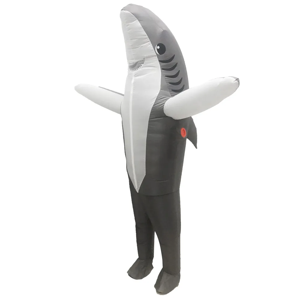Sharks Inflatable Blue Shark Mascot For Adults Perfect For Halloween ...