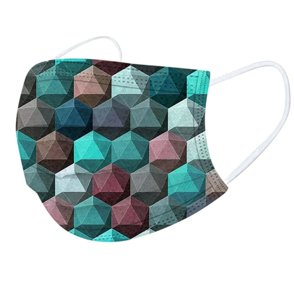 Breathable Disposable Face Masks - Premium Spun Lace, 3-Layer ...