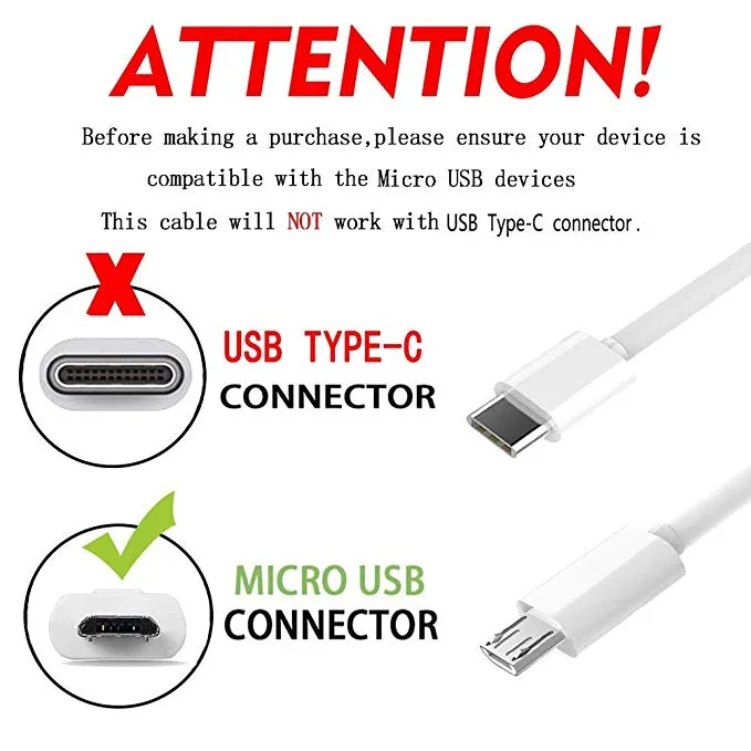 Durable Micro USB Cable for Charging: 1M/2M/3M Lengths, Shop Now! from ...