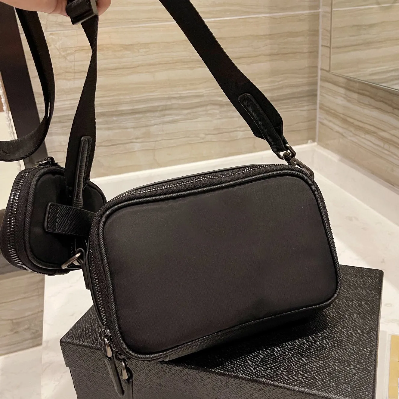 Briefcase Bags Luxury Designer Brand Fashion Shoulder Handbags For Men ...
