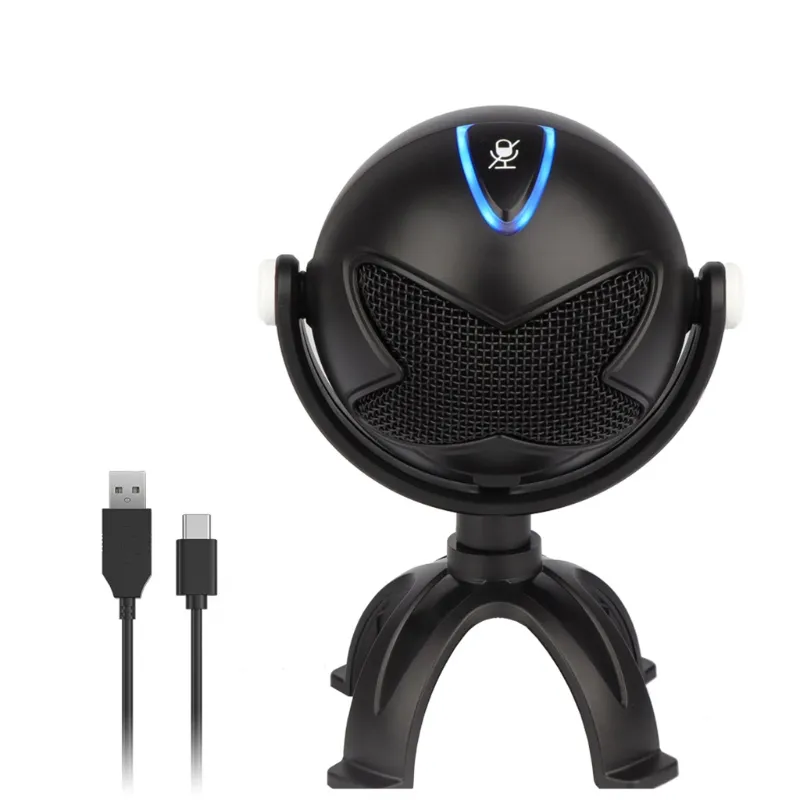High Sensitivity Computer Microphone: USB Condenser Mic For Streaming ...