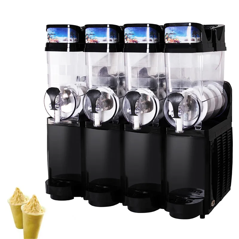 Commercial Slush Machine Double Three 15L * 3 Ice Slusher Granita ...