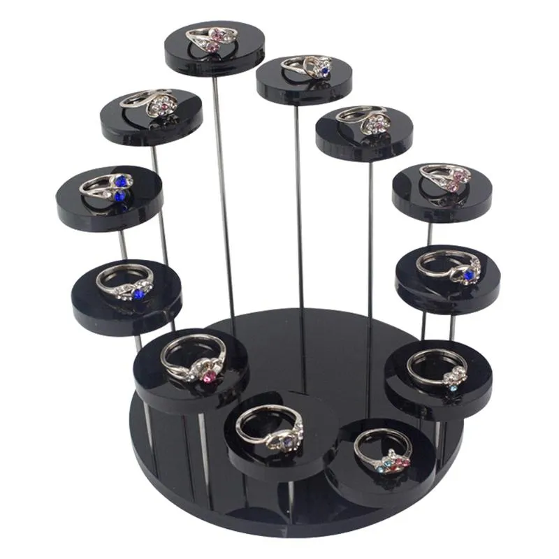 Rotating Acrylic Display Stand - 3-Tier Round Dessert Stand, Jewelry ...