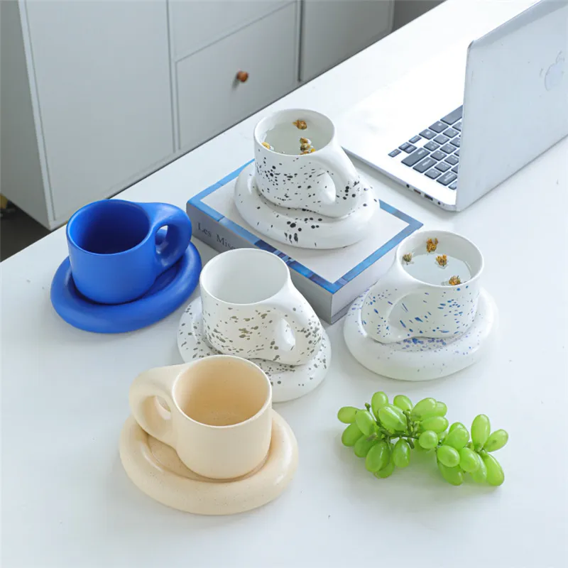 Fresh Design Coffee Cups And Saucers Online Porcelain Nordic Simple ...