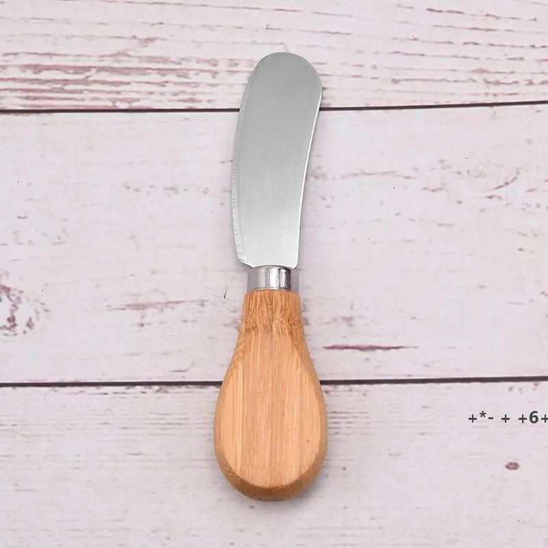 Jam Spreader Cheese Utensils Wooden Handle Stainless Steel Cream ...