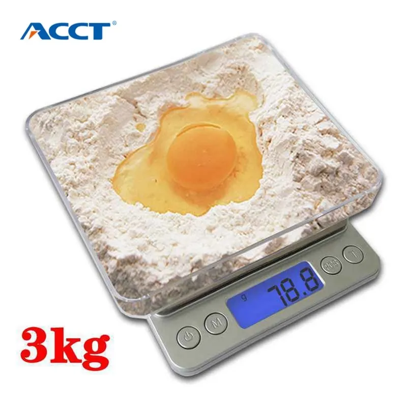 High Precision Digital Kitchen Scale - Pocket Size Food Scale, Accurate ...