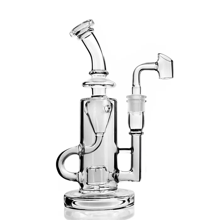 Hookahs Klein Recycler Dab Rig Glass Water Bongs Smoke Pipe Percolator ...