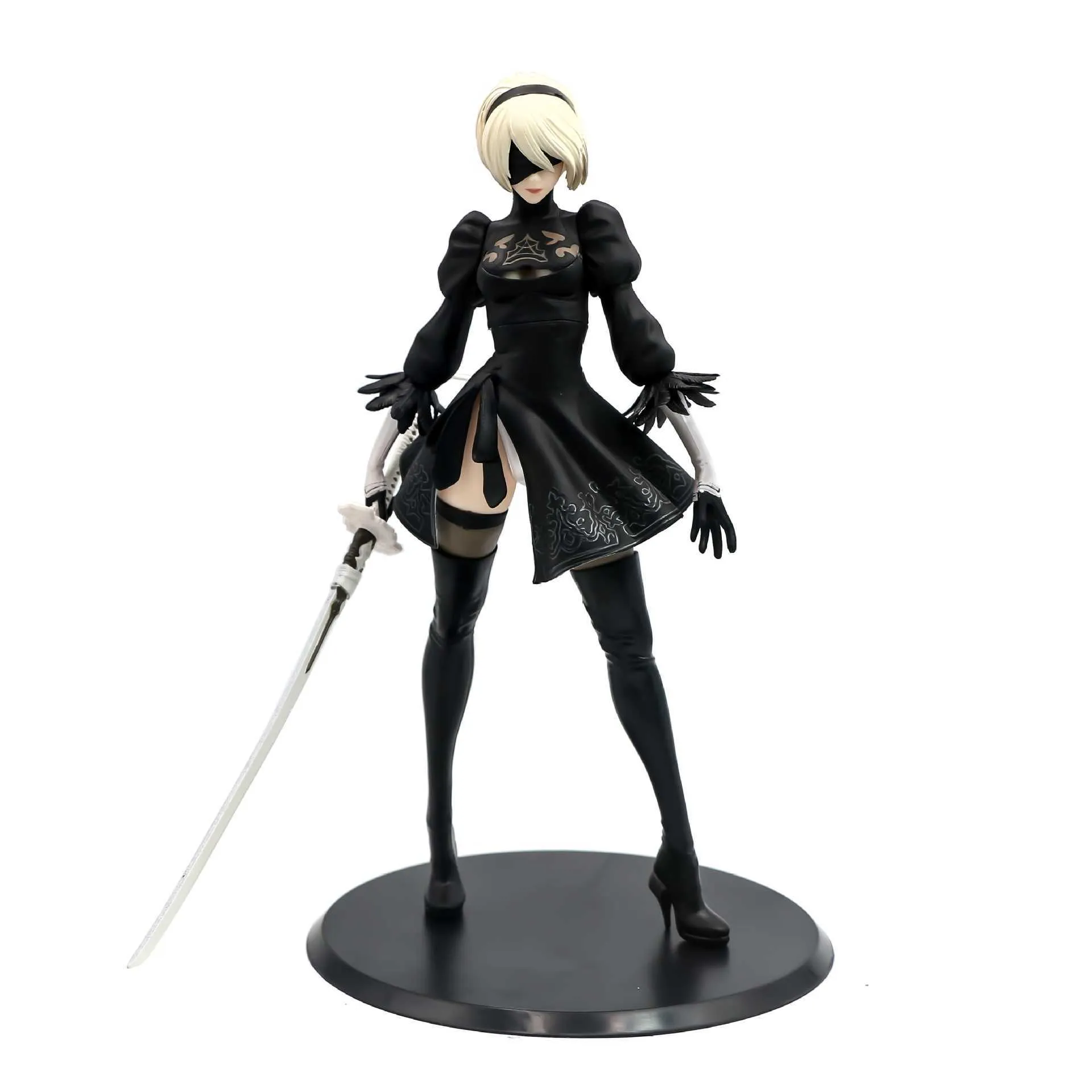 NieR Automata 2B YoRHa No.2 Type B 28CM PVC Action Figure Anime Game ...