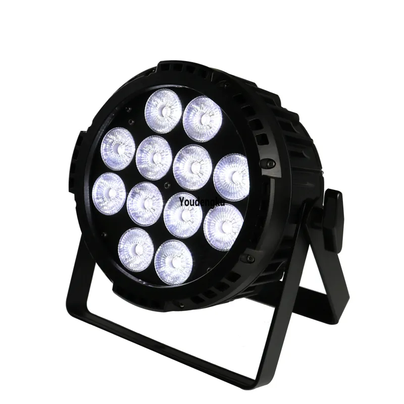 Outdoor Battery LED Par Lights 12x18W RGBWA UV 6-in-1 Wireless RGBW ...