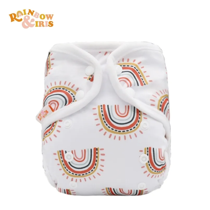 Cute Rainbow Cloth Diaper Cover - Fashionable Reusable Baby Diaper ...