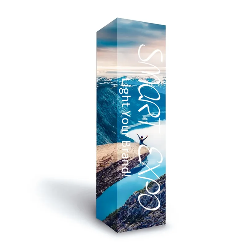 DHgate.com:Floor Standing Square Column Advertising Display with ...