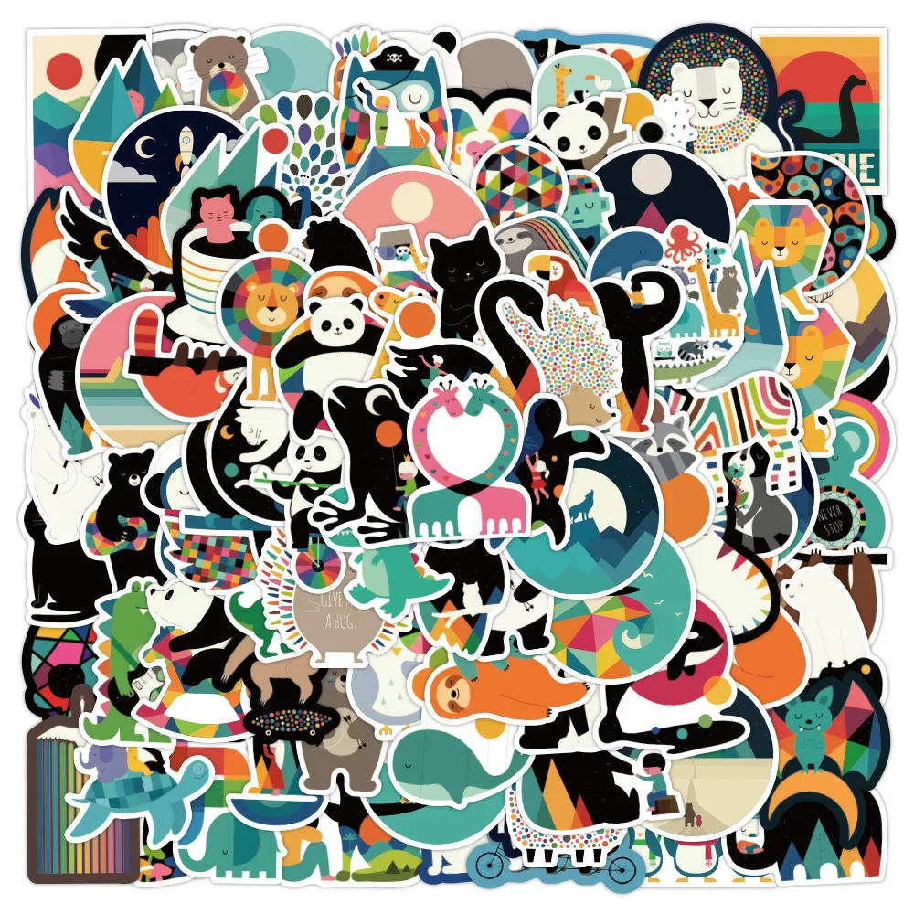 Cute Vsco Girl Animal cute stickers - Set of 10/50/100 for Laptop ...