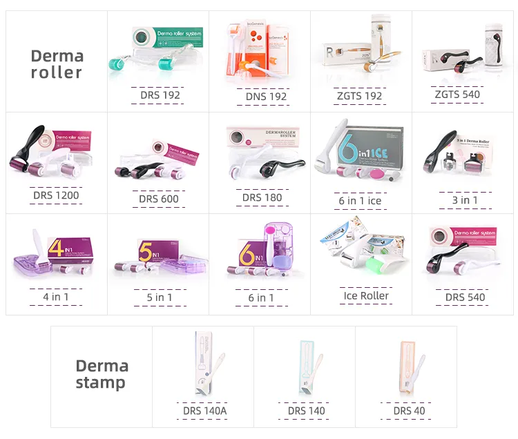 Gold Plated Micro Needle Derma Stamp Serum Import Hydra Roller Stamp ...