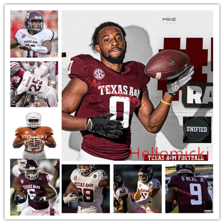 NCAA Custom Texas A&M Aggies Stitched Football Jersey - Baylor Cupp ...