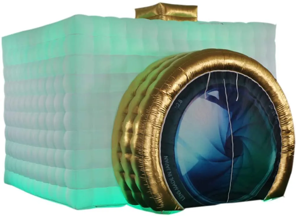 360 Inflatable Snake Camera Photo Booth With LED XYINFLATABLE ...
