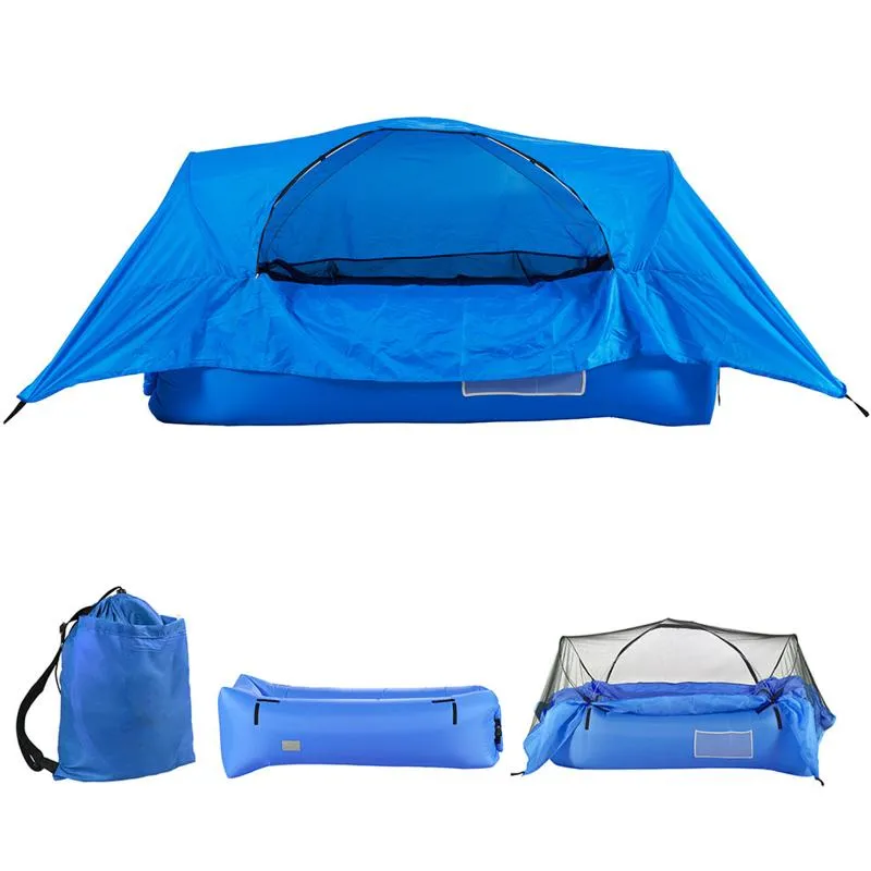 2 In 1 Portable Airbed Tent With Canopy For Outdoor Camping ...