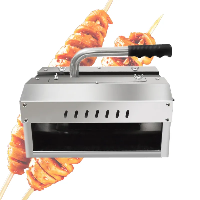 Stainless Steel Spiral Gluten Sausage Cutting Machine, Fancy Color ...