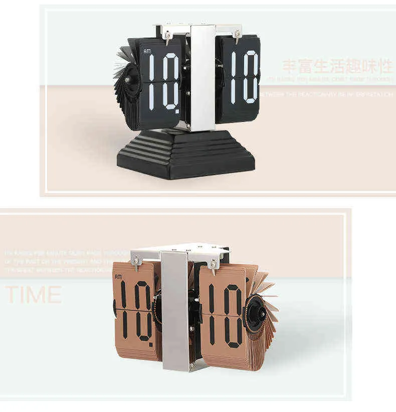 Modern Style Wall Clock: Creative Flip Clock Retro... From Cong09, $77. ...