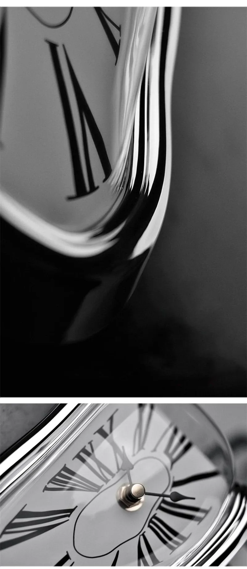 Reloj De Pared Distorsionado |Decoración Del Hogar Única |Ornamento De ...