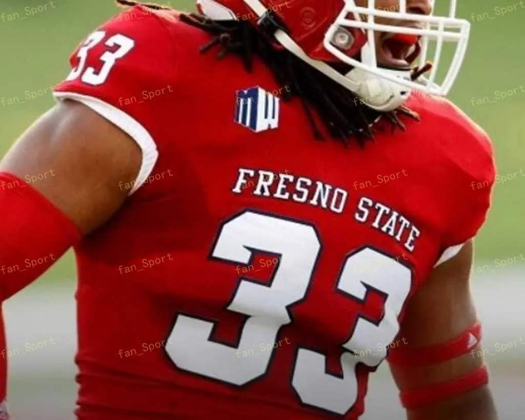 Custom 2021 Fresno State Football Jersey NCAA College 12 Trent Dilfer 9 ...