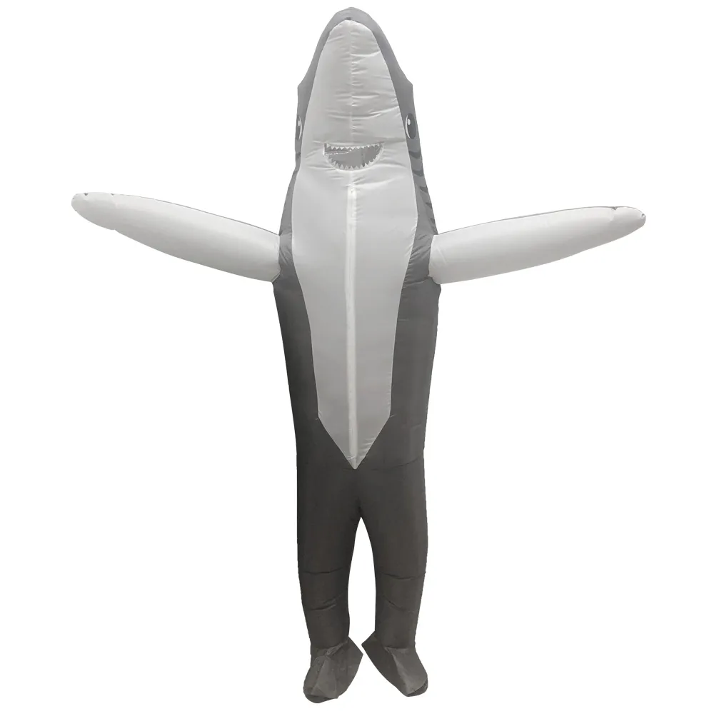 Sharks Inflatable Blue Shark Mascot For Adults Perfect For Halloween ...