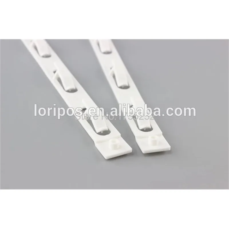 Retail Hanging Clip Strip - 6 Hook Merchandising Strip, Durable PP ...