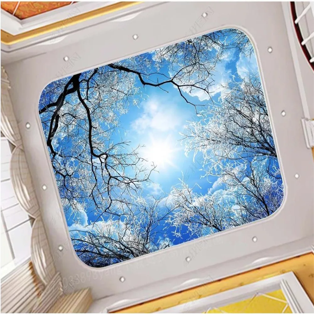 Sky Painted Ceiling Tiles | Shelly Lighting