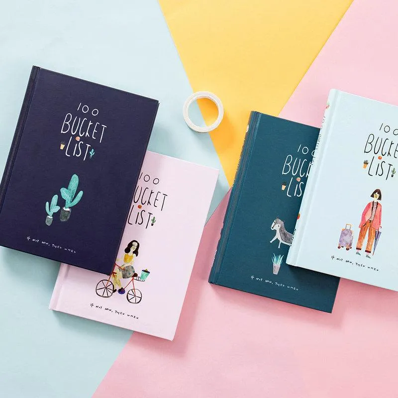 DHgate.com:Kawaii A5 Daily Planner - Korean 100 Bucket List Wish, Cute ...