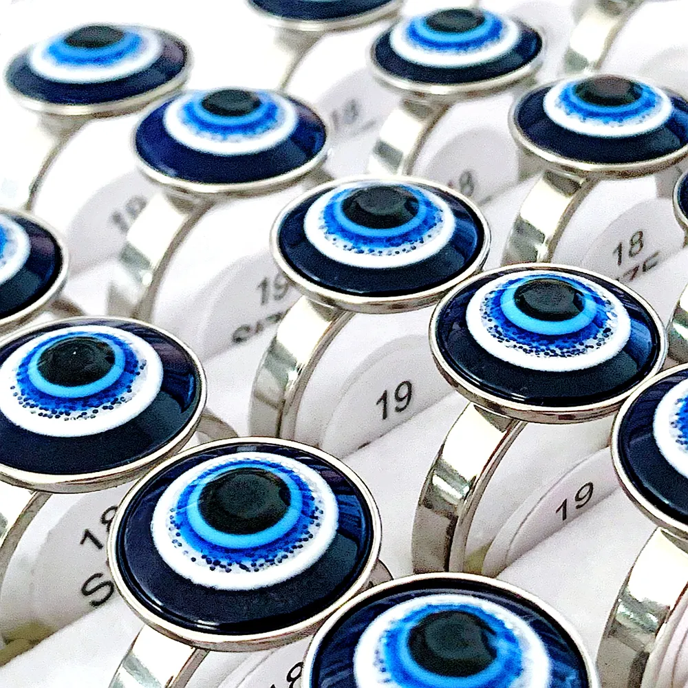 Wholesale Evil Eye Rings - Stainless Steel Gothic Punk Eyeball Jewelry ...